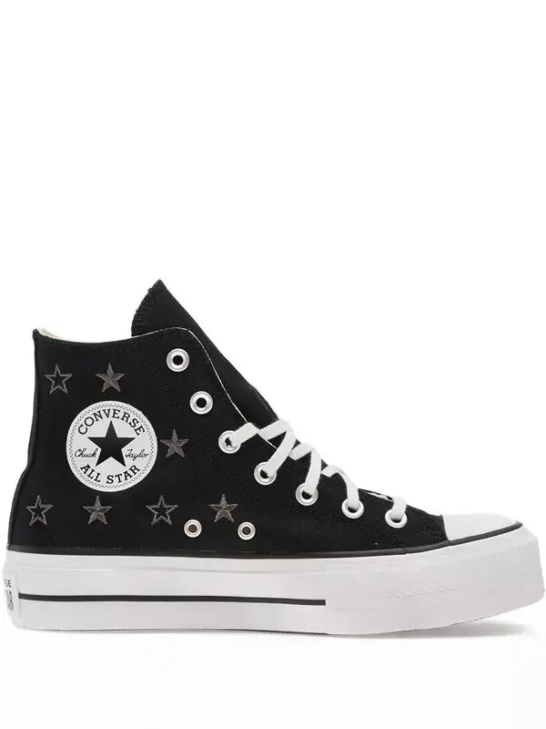 CONVERSE Chuck Taylor Star-embellishment Platform-sole Sneakers - Black
