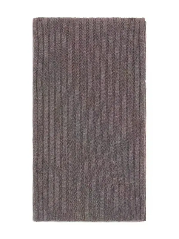 Malo Ribbed Scarf - Grey