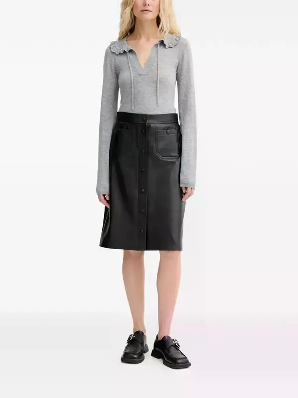 Munthe Livo Tie Sweater - Grey