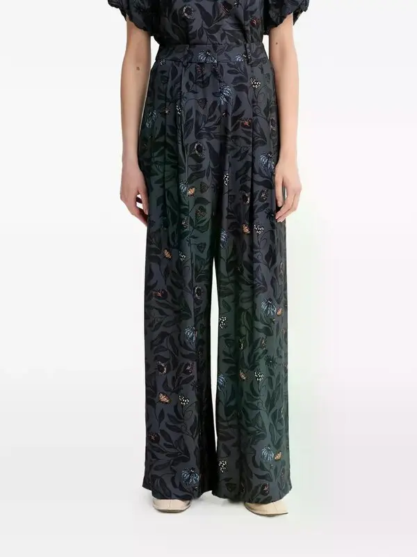 Munthe Faicus Floral Pleated Trousers