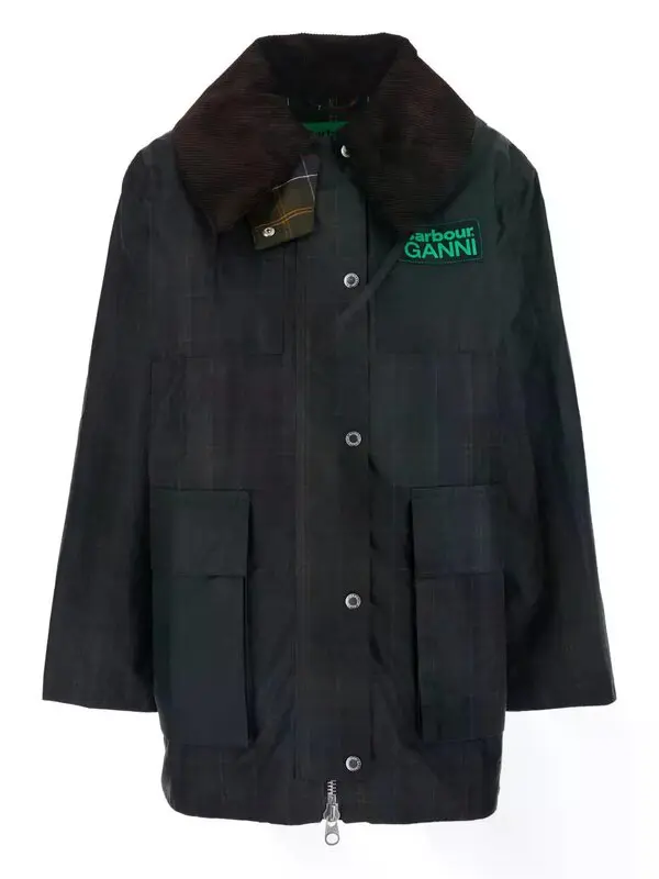 Barbour Check Duffle Coat