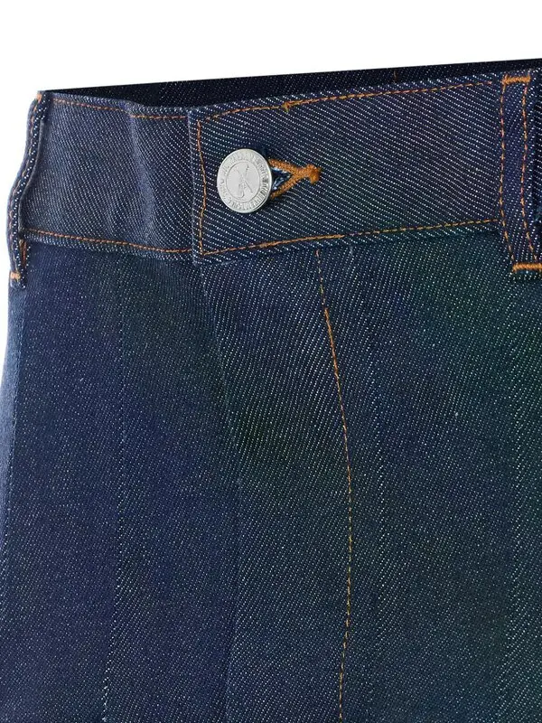 A.p.c. Pleated Mini Skirt - Blue