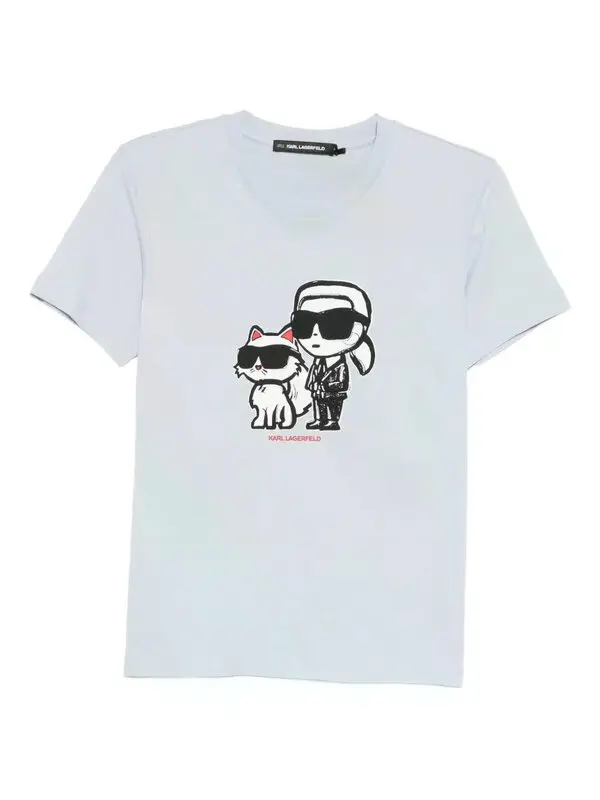 Karl Lagerfeld Ikon Sketch Duo T-shirt - Blue