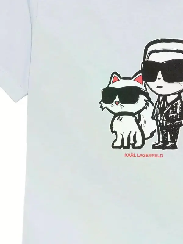 Karl Lagerfeld Ikon Sketch Duo T-shirt - Blue