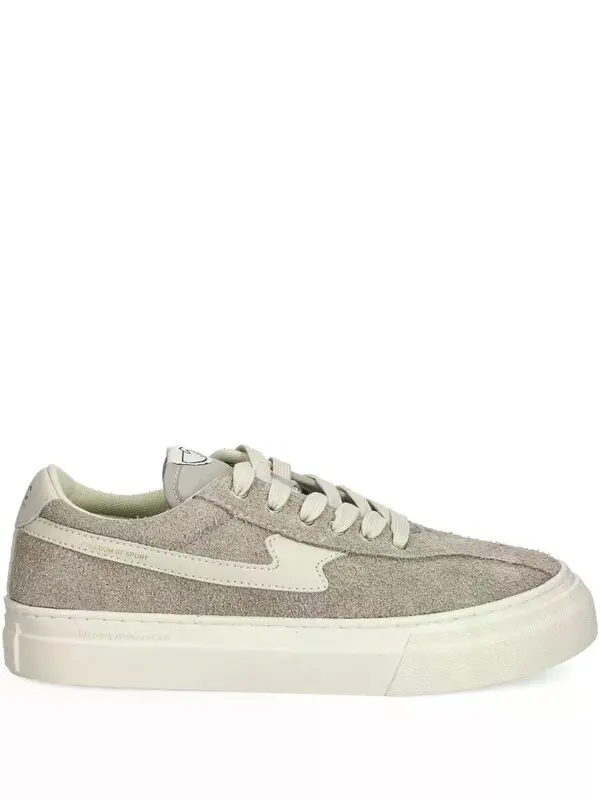 S.W.C STEPNEY WORKERS CLUB Dellow Suede Logo Sneakers - Neutrals