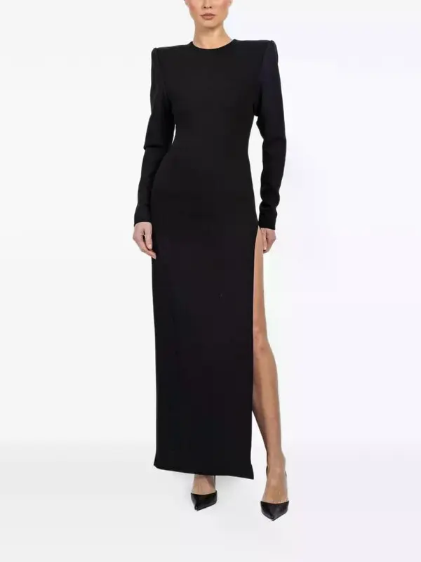 Wardrobe.NYC Shoulder-pad Maxi Dress