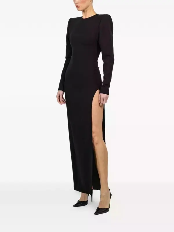 Wardrobe.NYC Shoulder-pad Maxi Dress