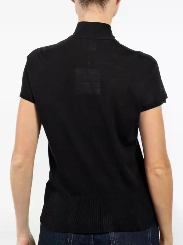 Mantū Tied-neck Short-sleeved Top