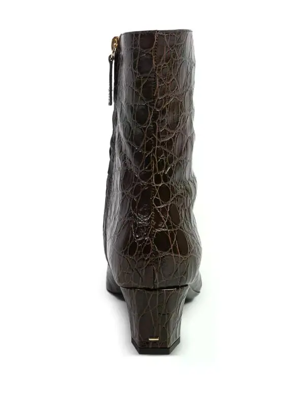 GIUSEPPE ZANOTTI Brenda Crocodile-effect Boots