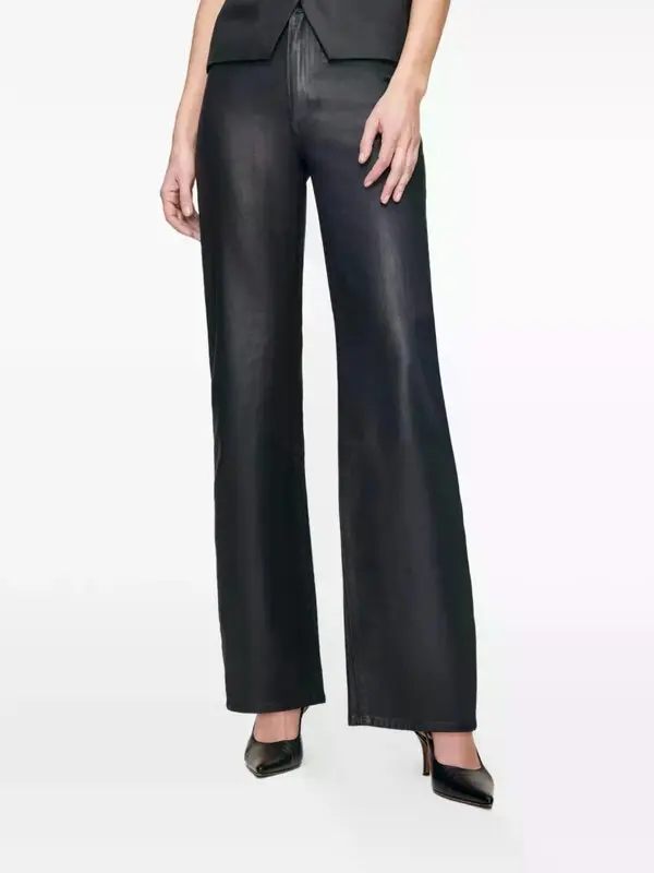 DL1961 Karmine Coated Wide Leg Jeans