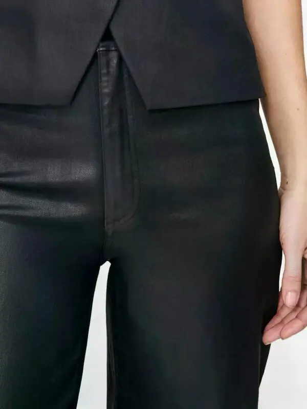 DL1961 Karmine Coated Wide Leg Jeans