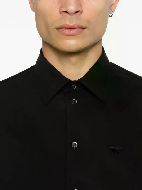 Emporio Armani Button Shirt - Black