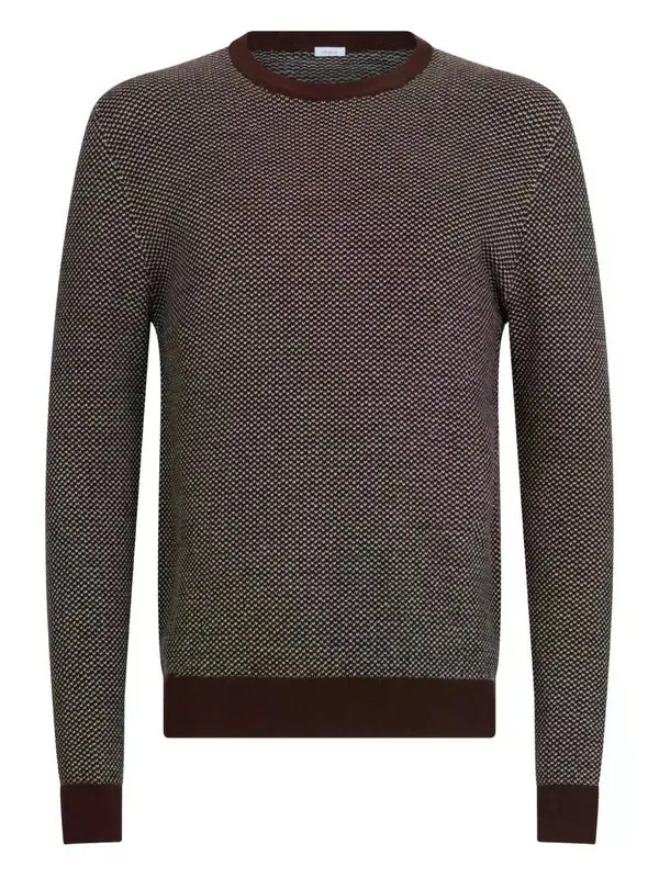 Malo Patterned Crew-neck Sweater