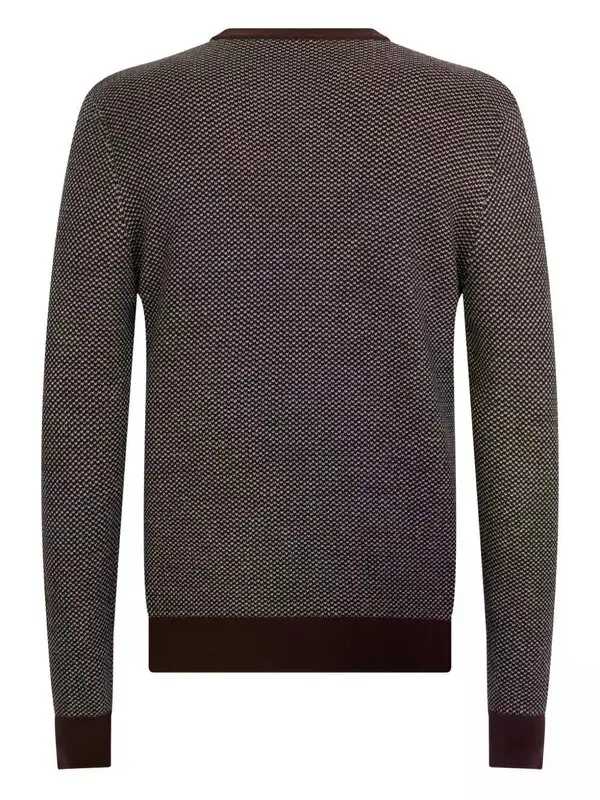 Malo Patterned Crew-neck Sweater