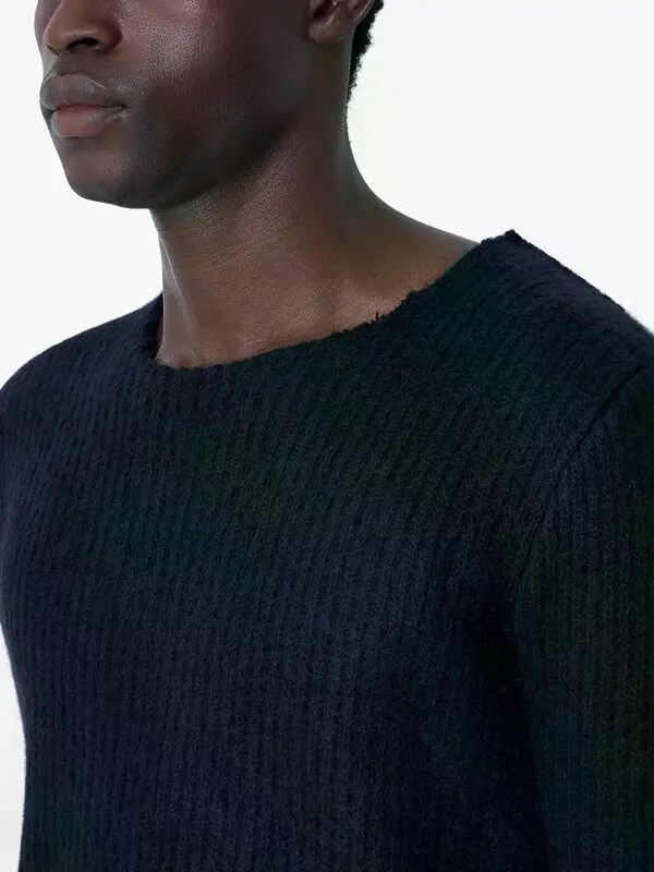 JIL SANDER Crew-neck Ribbed Sweater