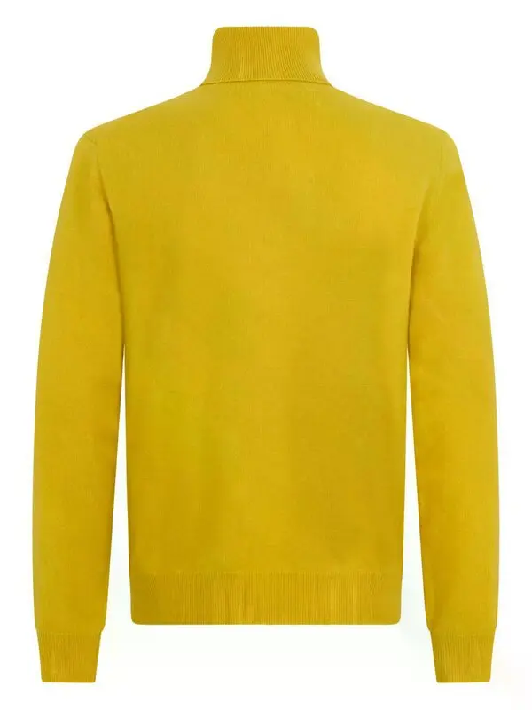 Malo Roll-neck Sweater - Yellow