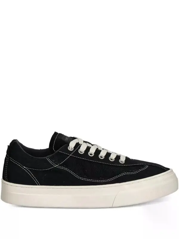 S.W.C STEPNEY WORKERS CLUB Contrast-stitching Sneakers - Black