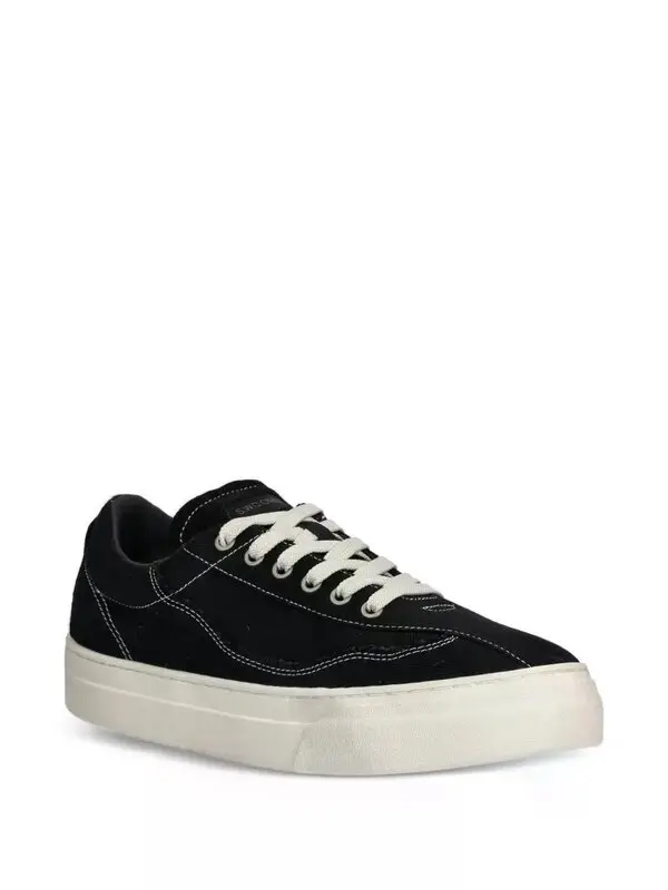 S.W.C STEPNEY WORKERS CLUB Contrast-stitching Sneakers - Black