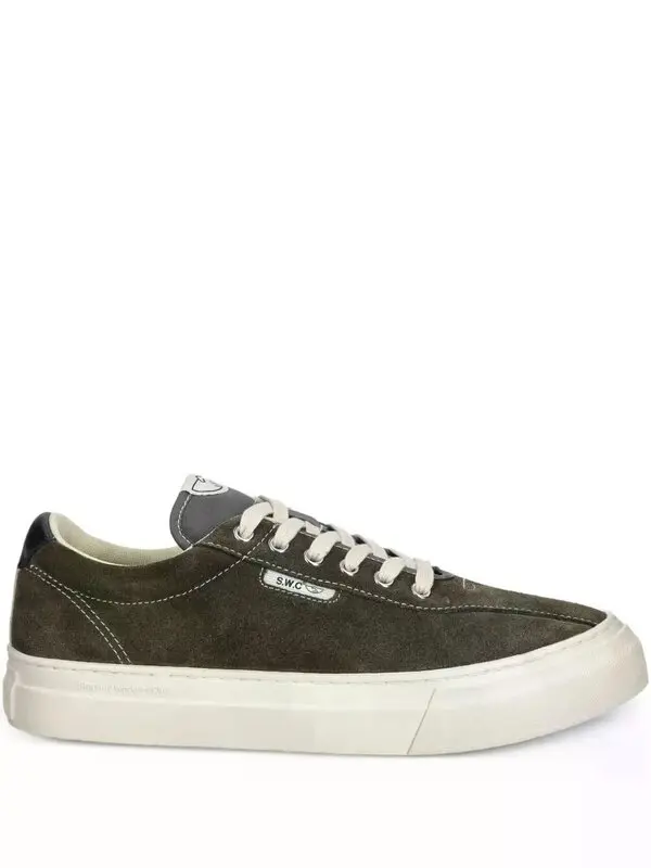 S.W.C STEPNEY WORKERS CLUB Lace-up Sneakers - Green