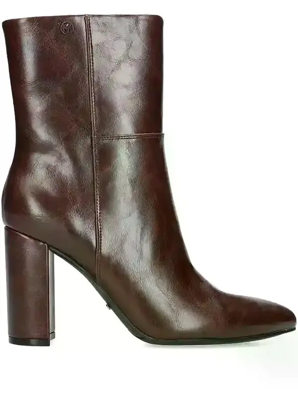 MEXX Pointed Block-heel Ankle Boots - Red