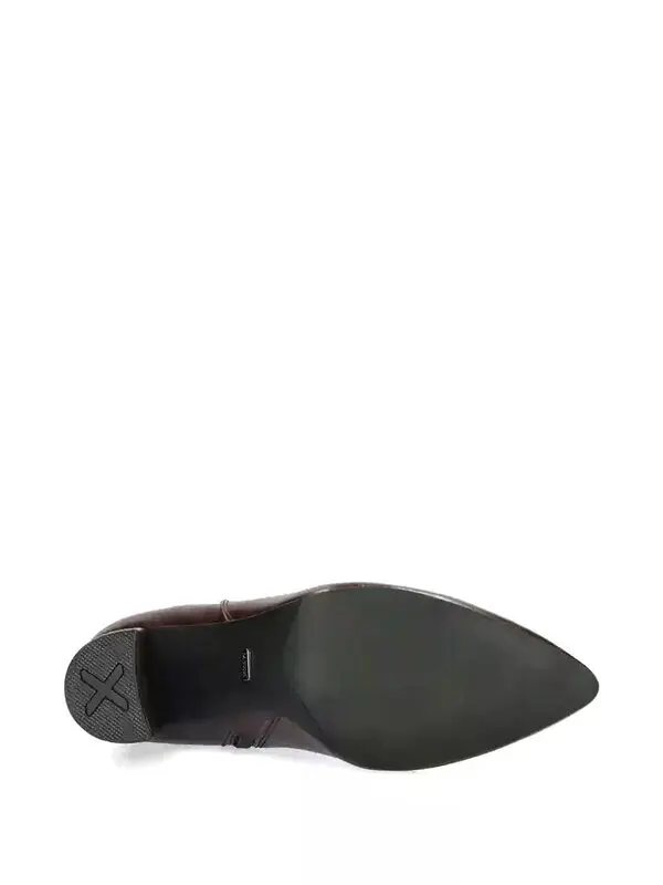 MEXX Pointed Block-heel Ankle Boots - Red
