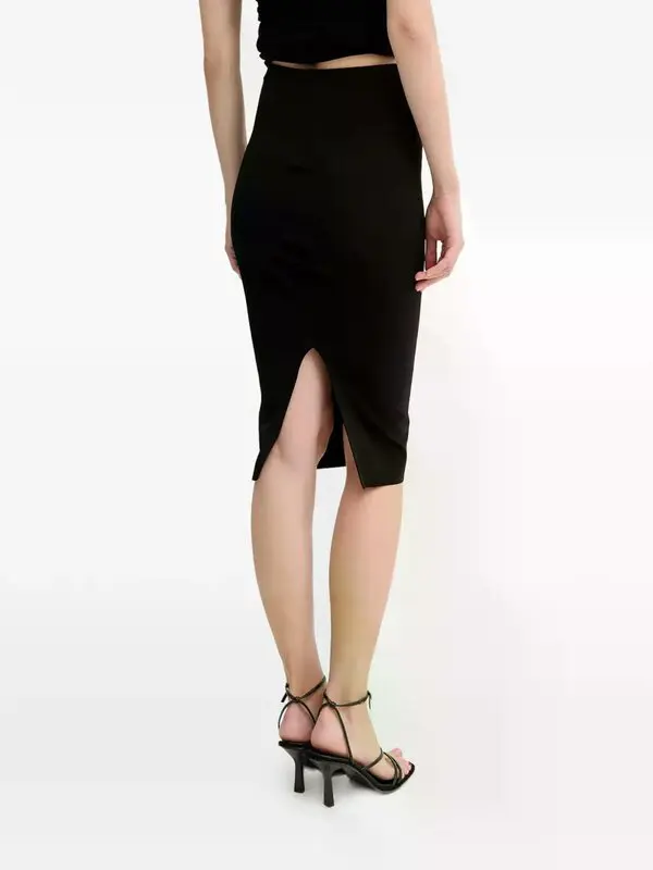Rick Owens Midi Split Skirt