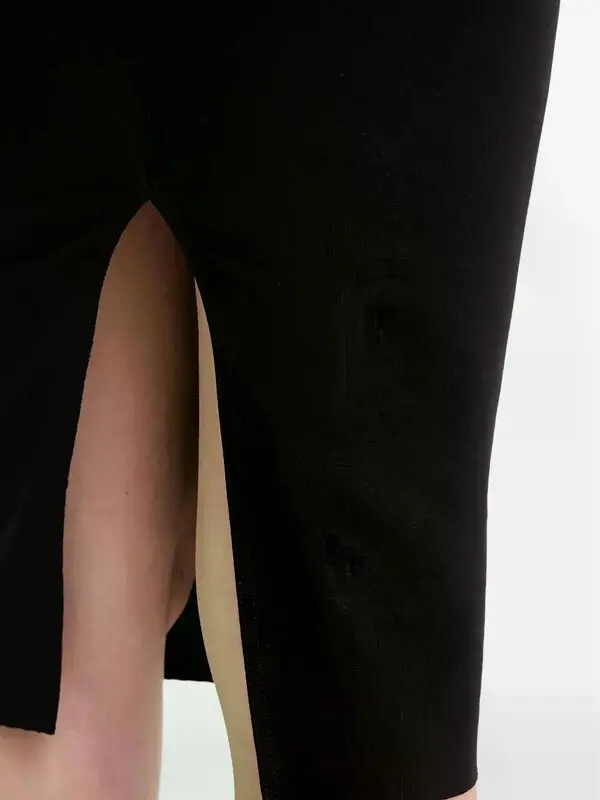 Rick Owens Midi Split Skirt
