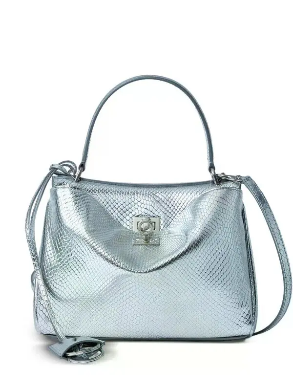 Balenciaga Croc-embossed Rodeo Mini Tote
