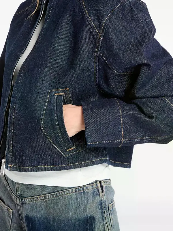 Calvin Klein Zip-up Denim Jacket