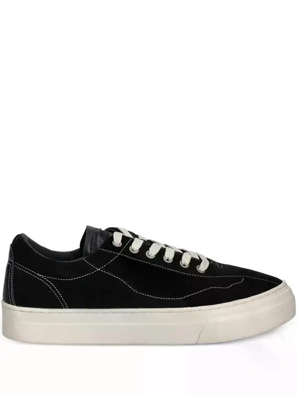S.W.C STEPNEY WORKERS CLUB Stitched Sneakers - Black