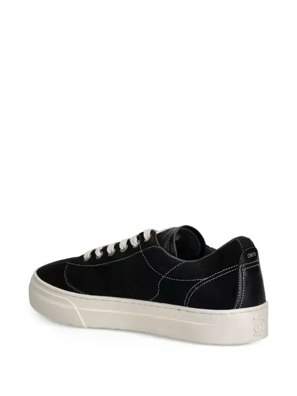 S.W.C STEPNEY WORKERS CLUB Stitched Sneakers - Black