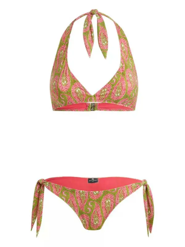 Etro Paisley-pattern Bikini - Pink