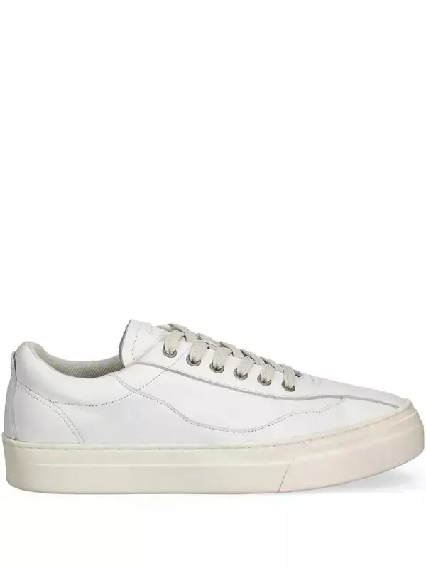 S.W.C STEPNEY WORKERS CLUB Lace-up Panelled Sneakers - White
