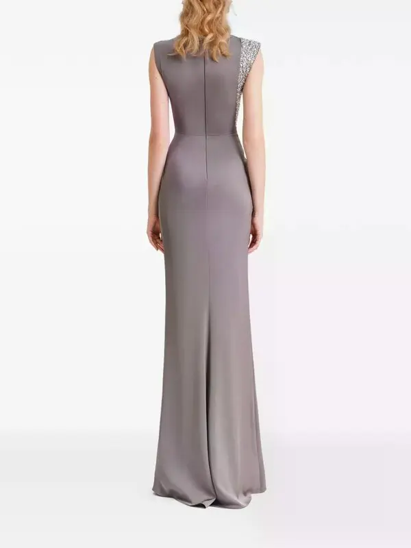 GEMY MAALOUF Beaded Maxi Dress