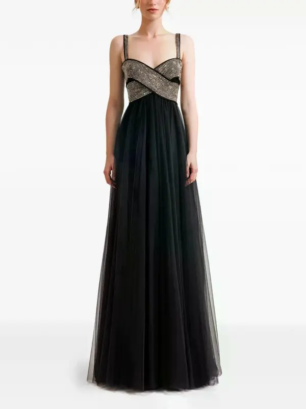 GEMY MAALOUF Rhinestone-embellished Gown