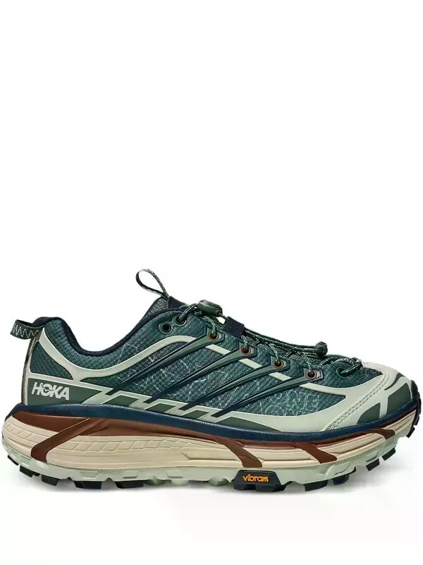 HOKA® Mafate Three2 Wordmark Sneakers - Blue