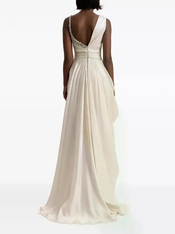GEMY MAALOUF Asymmetrical Draped Maxi Dress