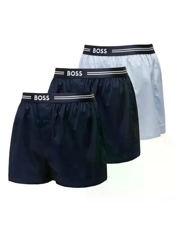 Hugo Logo-waistband Boxers Set - Blue