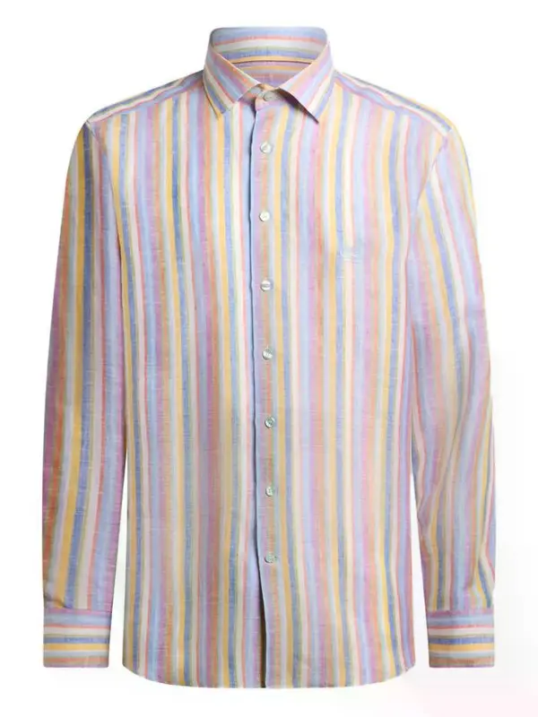 Etro Striped Linen Shirt - White