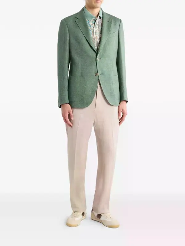 Etro Single-breasted Wool Blazer