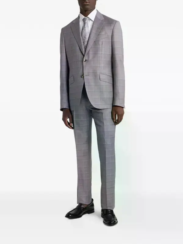 Etro Checked Single-breasted Suit