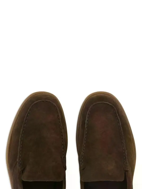 Etro Printed Slip-on Loafers - Brown