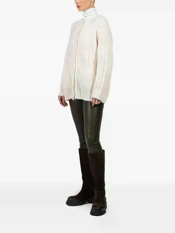 Iris Von Arnim Delphina Buttoned Cardigan