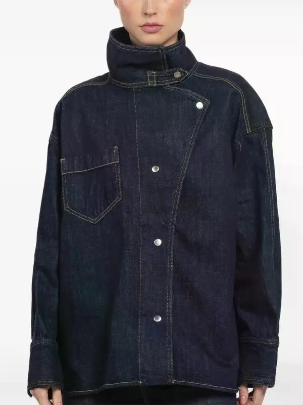 MARGAUX LONNBERG Asymmetric Denim Jacket