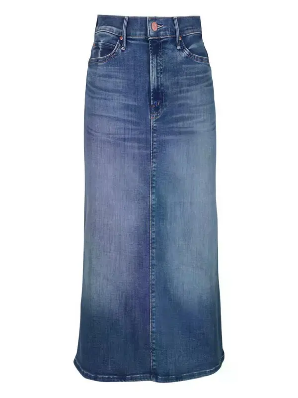 MOTHER Denim Midi Skirt