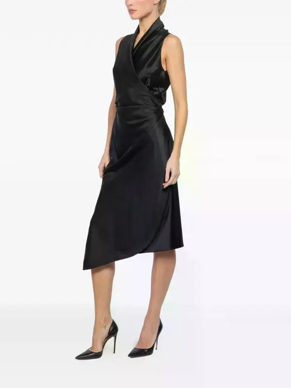 PETER COHEN Tie-waist Asymmetric Dress