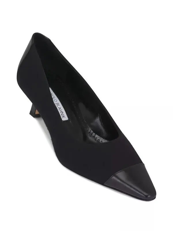Manolo Blahnik Pointed Cap-toe Pumps
