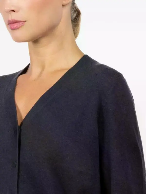 Tibi V-neck Button Cardigan