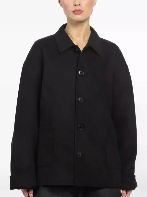 Extreme Cashmere Button Pocket Jacket