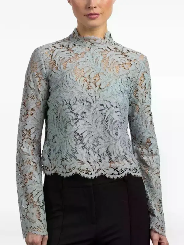 A.L.C. Lace High-neck Blouse